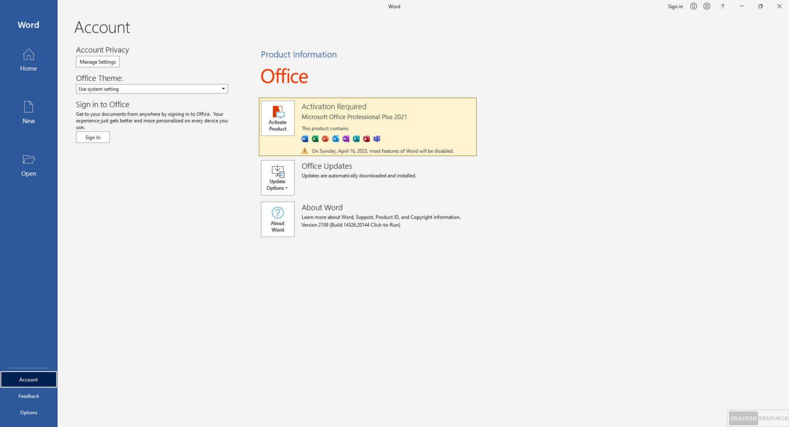Office 2021 LTSC ProPlus Activate and Free Download - Cracked Resource